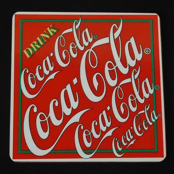 Coca Cola | Dining | Vintage 95s Themed Coca Cola Coaster Set Nib ...